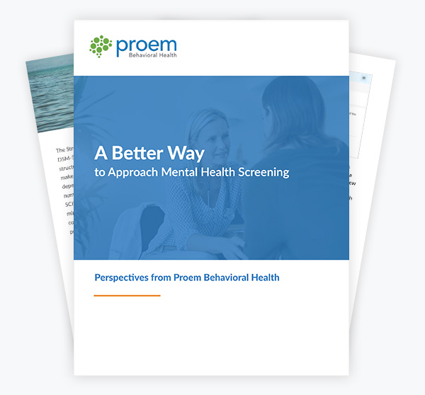 Proem eBook: A More Comprehensive Mental Health Assessment Test